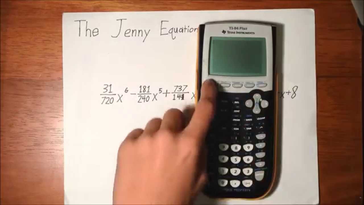 The Jenny Equation - YouTube