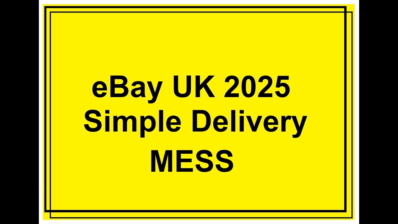 eBay ''SIMPLE'' DELIVERY MESS - YouTube
