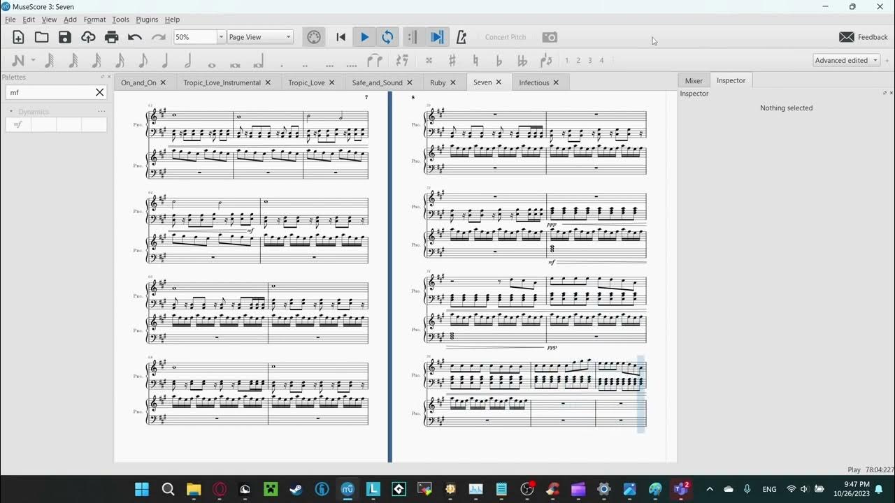 Tobu - Seven - Musescore Sheet Music Notation - YouTube