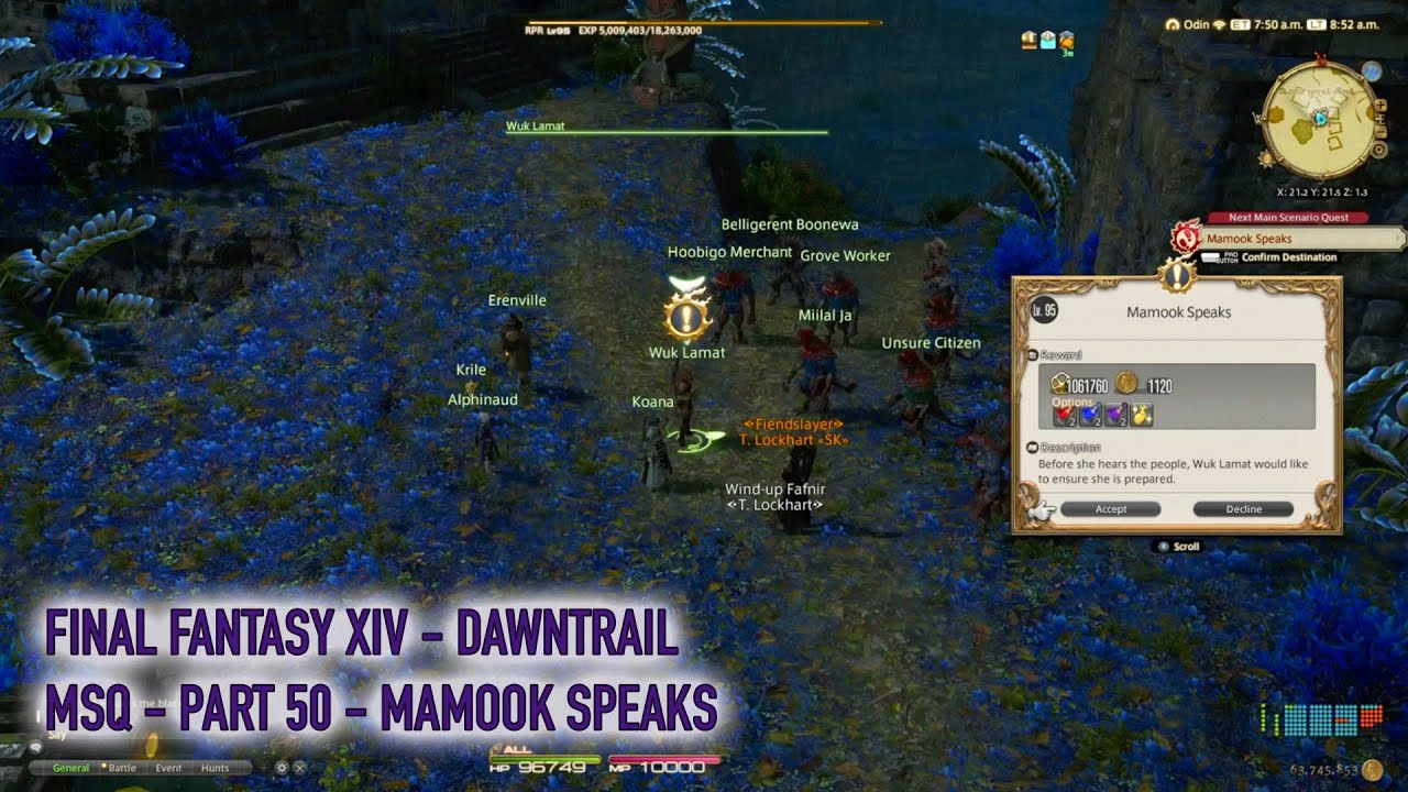 Let's play Final Fantasy XIV - Dawntrail MSQ Walkthrough - Part 50 ...