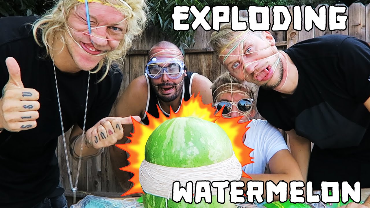 Exploding Watermelon Vs Face Challenge! - YouTube