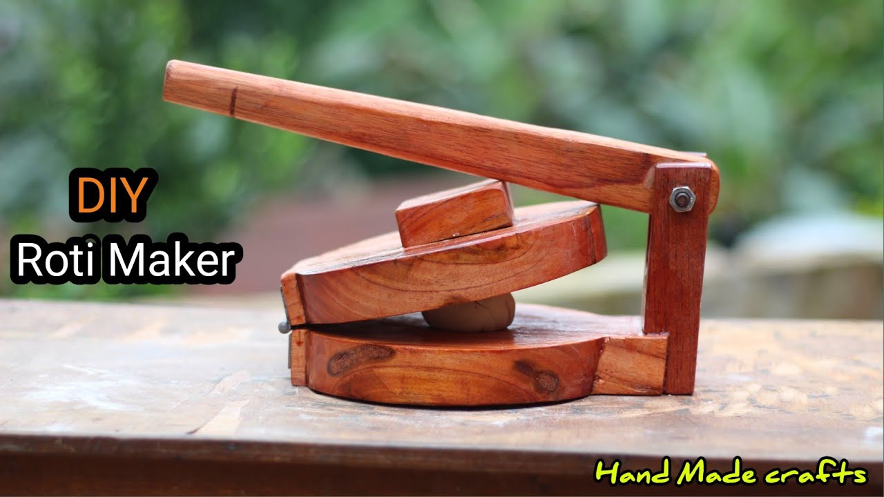 How To Make Unique design Roti maker From Wood At home -DIY - YouTube