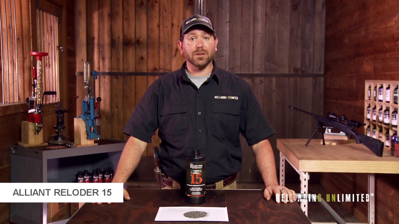 Alliant Reloder 15 at Reloading Unlimited - YouTube