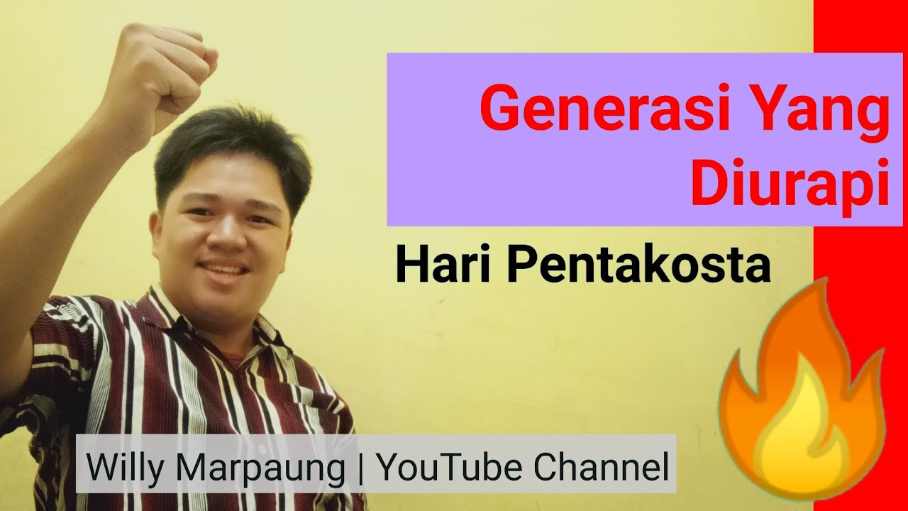 🔥Generasi yang diurapi | Renungan Kristen | Willy Marpaung Ministries ...