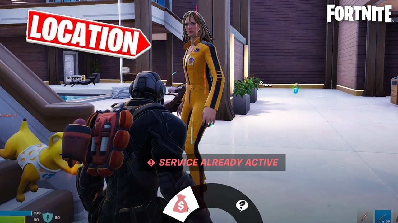 Purchase a service from The Bride | Fortnite The Bride Quests - YouTube