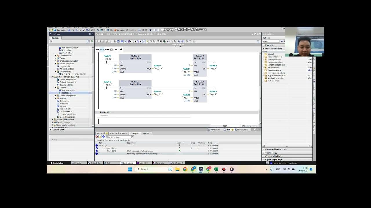 Hệ thống Scada-Điều khiển tín hiệu analog output PLC S7-1200 - YouTube