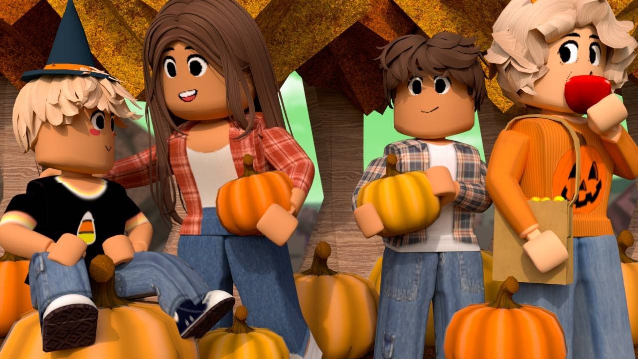 FAMILY TRIP TO A HALLOWEEN FESTIVAL! *PUMPKIN PICKING!* | Roblox ...
