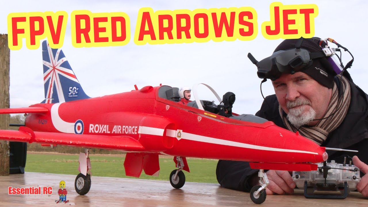 BEST JET COCKPIT EXPERIENCE ! Head Tracked RC FPV Red Arrows Jet - YouTube