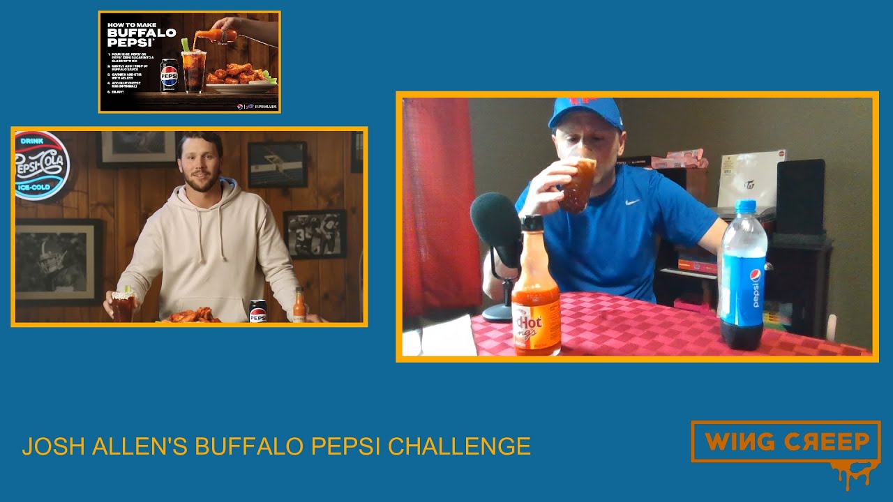 Josh Allen's Buffalo Pepsi Challenge | WING CREEP - YouTube