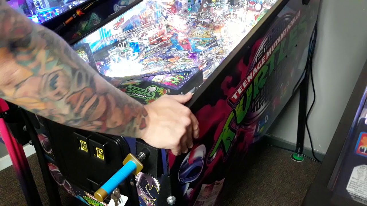 TMNT PINBALL SWORD HANDLE PLUNGER PART TWO INSTALL - YouTube