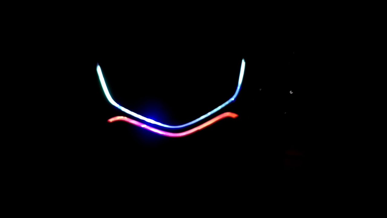 Honda dio Headlight Drl Modification red and blue || Honda Dio ...
