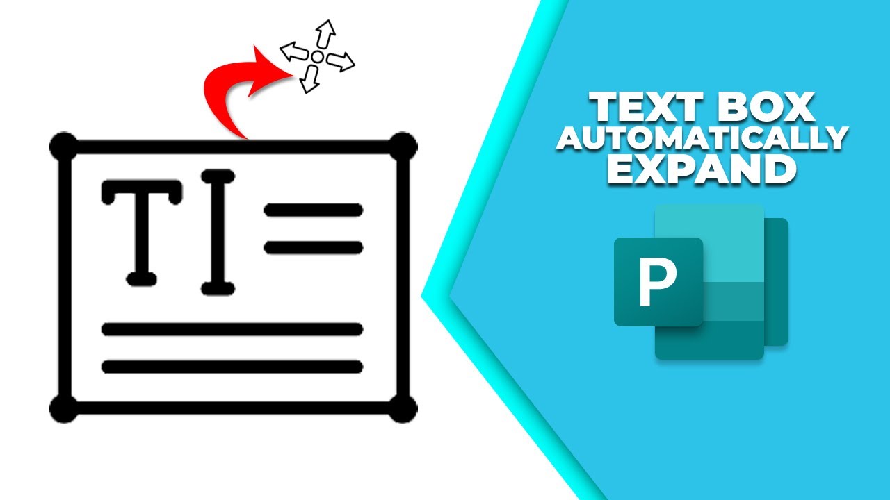 How to make a text box automatically expand in Publisher - YouTube