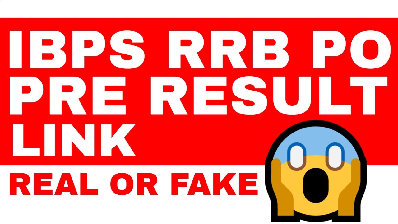 IBPS RRB PO PRE RESULT LINK - YouTube