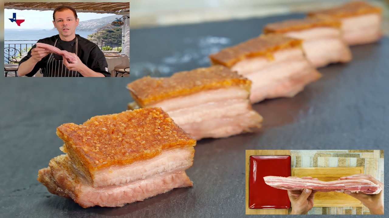 Texas Crispy PORK Belly - Chinese 5 Spice + Texas 5 Spice - YouTube