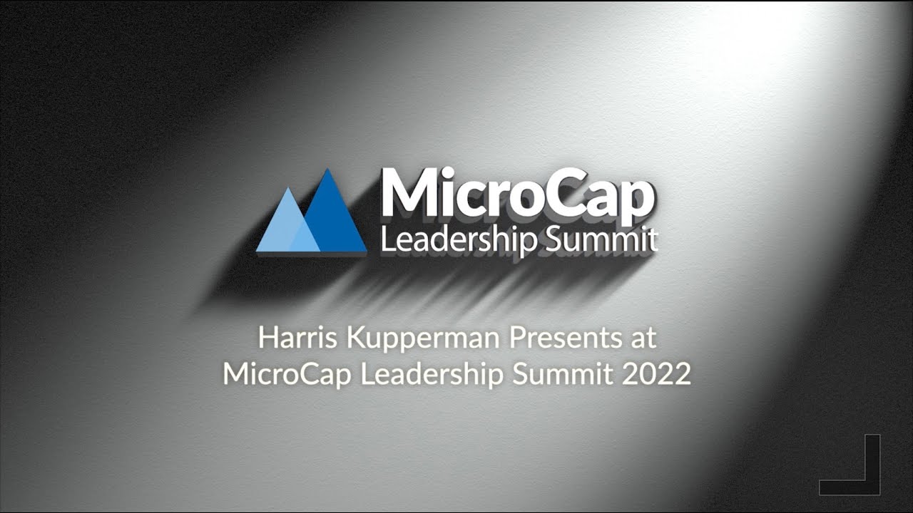 Harris Kupperman Presents at MicroCap Leadership Summit 2022 - YouTube