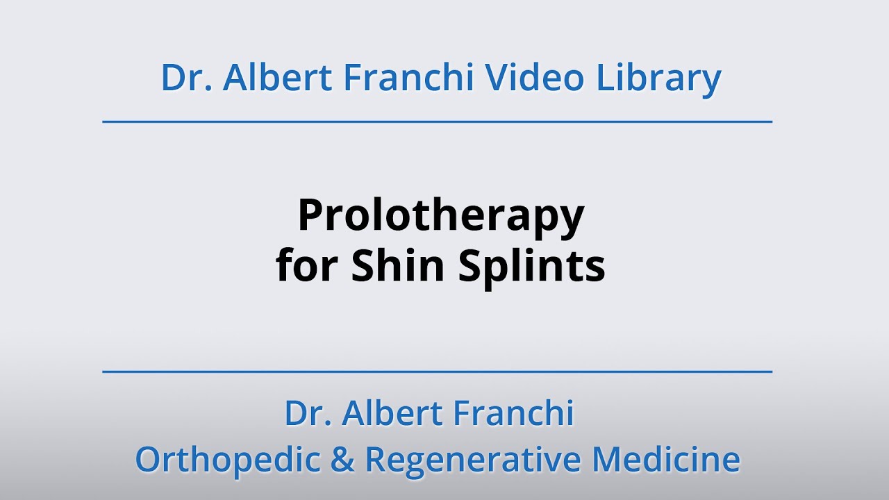 Boston Prolotherpy's Dr. Al Franchi talks about Prolotherapy for Shin ...