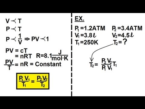 Physics 26 (5 of 10) Ideal Gas Equation - YouTube
