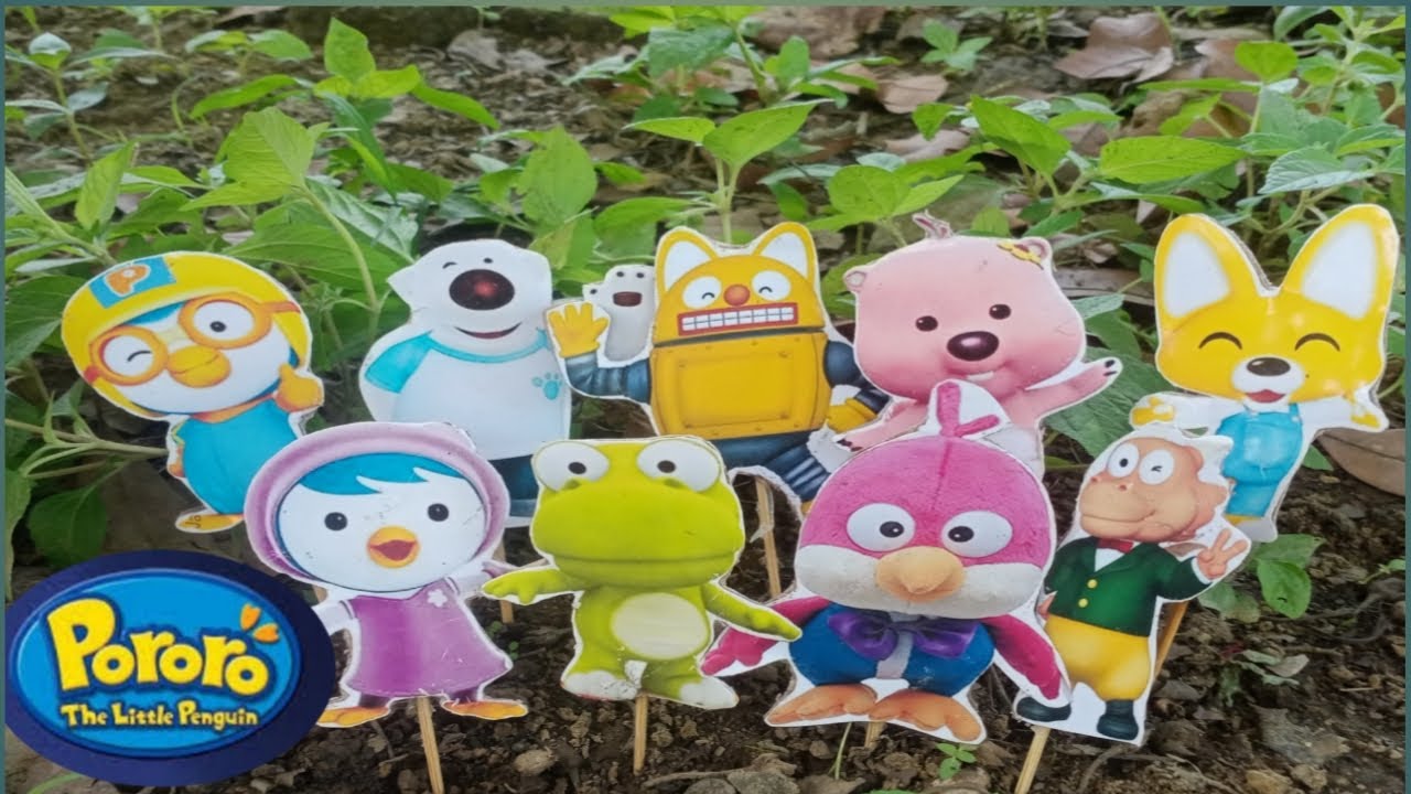 Mencari Pororo, Crong, Loopy, Petty, Poby, Eddy, Harry, tong-tong, Rodi ...