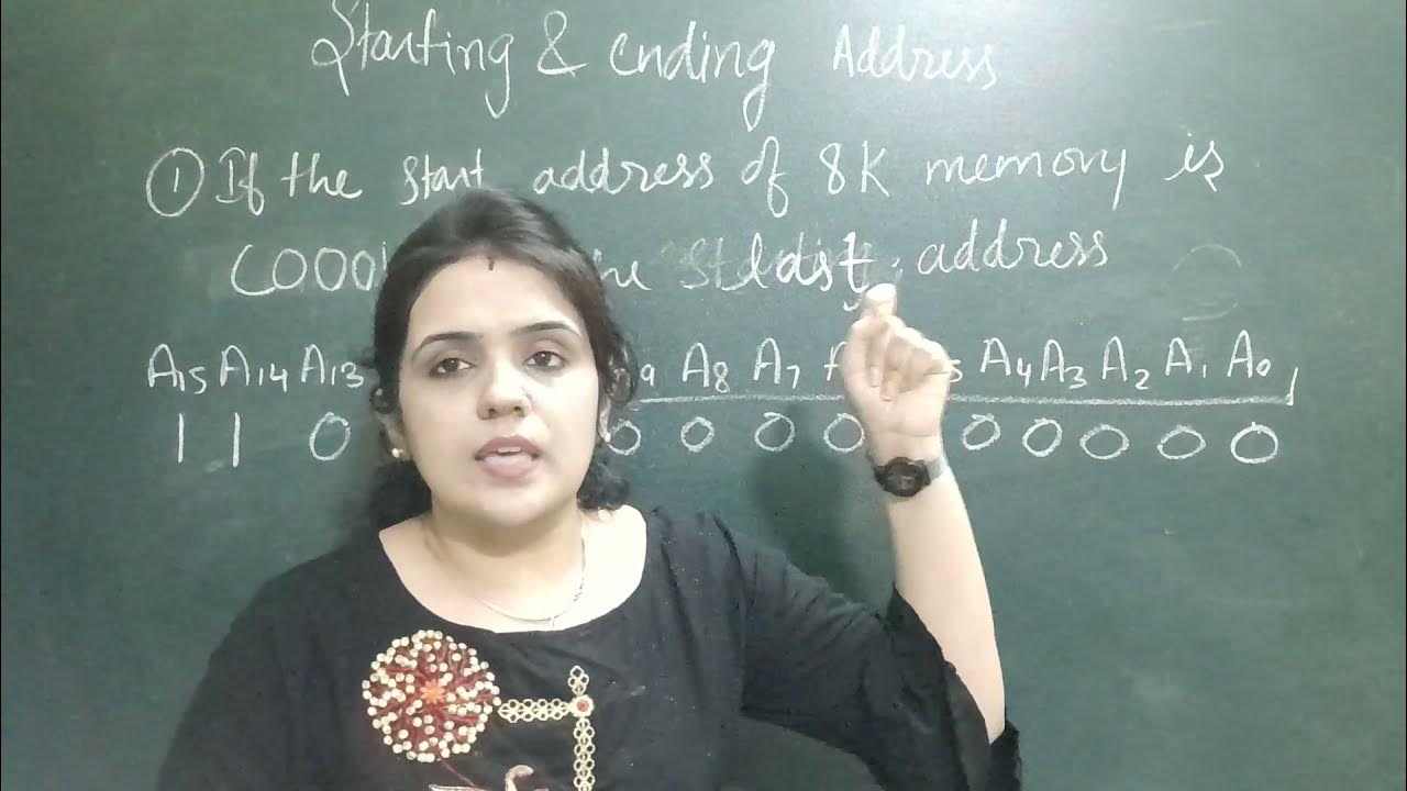 starting and ending address calculation of memory | memory interfacing | microprocessor 8085 ...