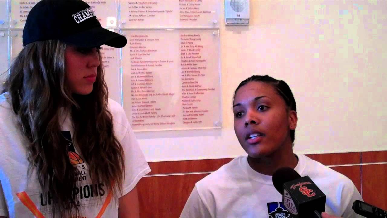 USC's Cassie Harberts & Ariya Crook after NCAA Tournament selection ...