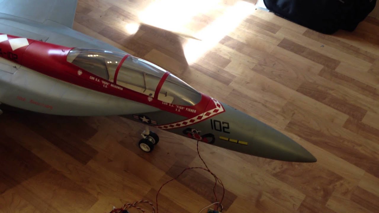 Skymaster F-18 EDF with Model Sounds INC sound board. - YouTube