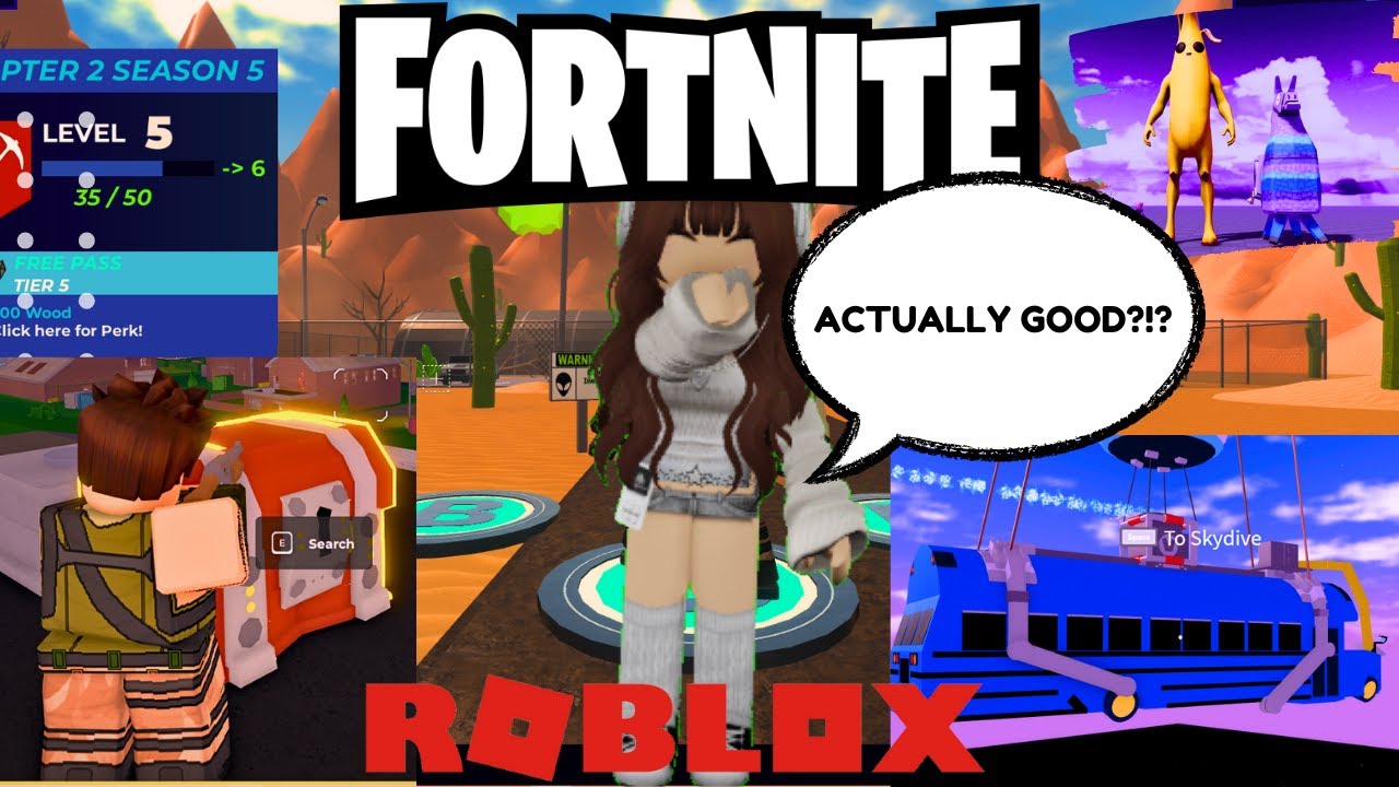 Fortnite RIP-OFFS In Roblox - They Are Actually GOOD?!?! - YouTube