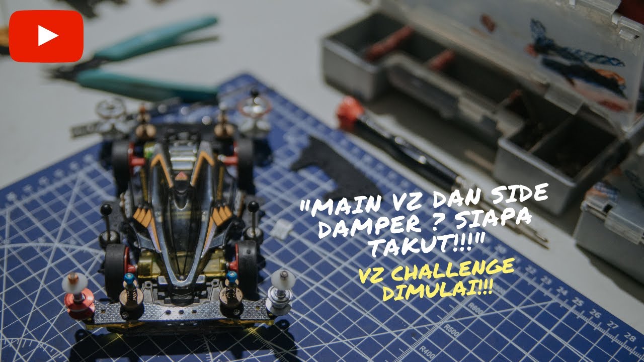 TAMIYA MINI 4WD | VZ CHASSIS DAN CHALLENGE BERIKUTNYA ミニ四駆 - YouTube
