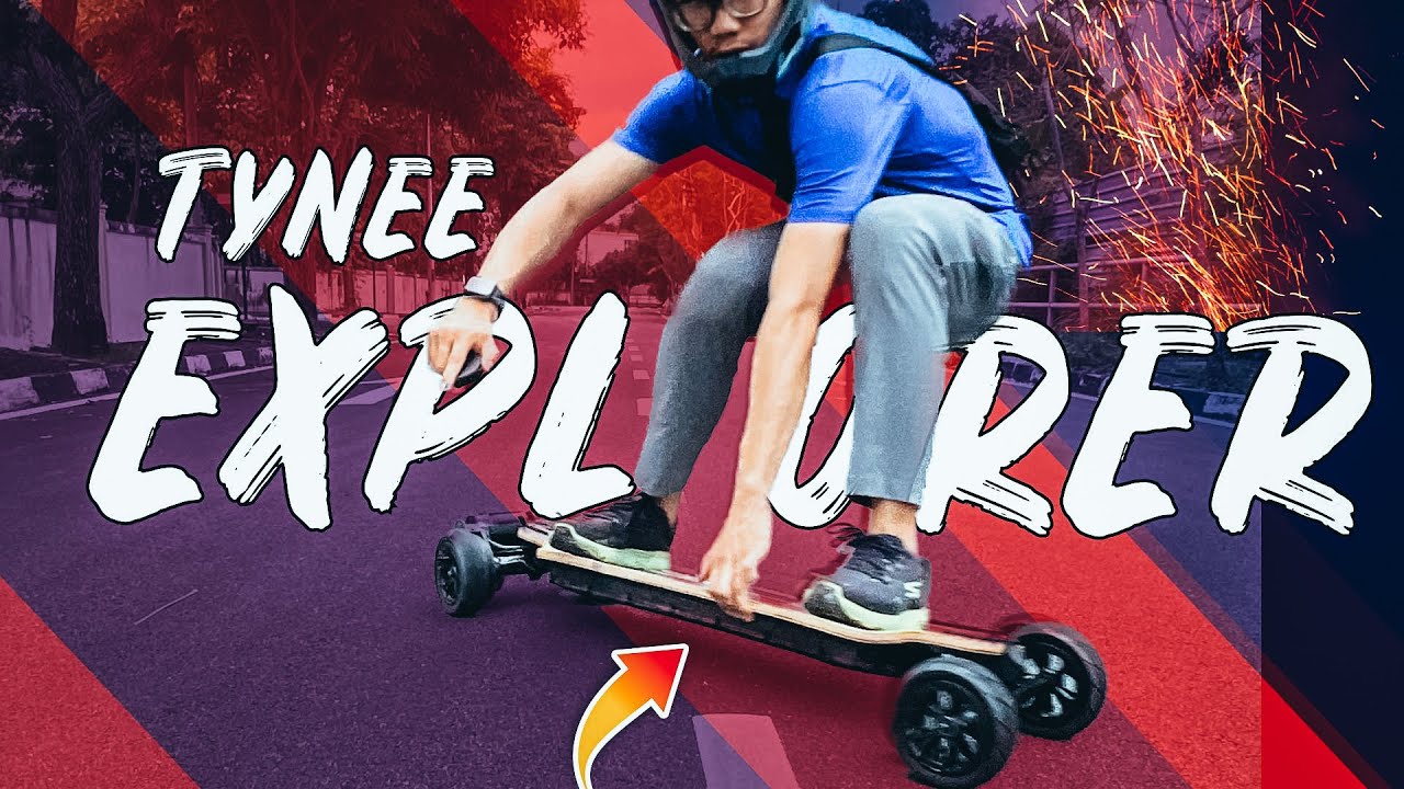 Tynee Explorer Electric Skateboard - I'm impressed! - YouTube