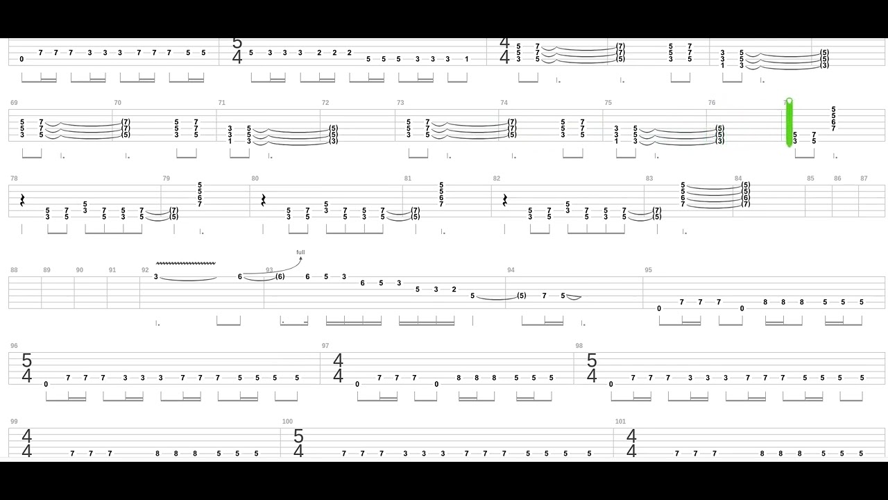 Perfect Strangers Tab by Deep Purple + Guitar only + Guitar tab - YouTube