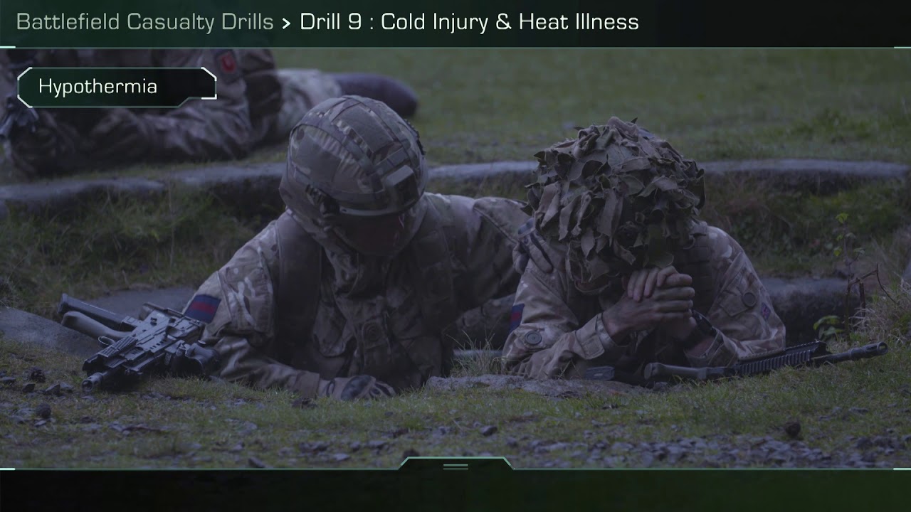 Battlefield Casualty Drills 9: Drill 9 Cold Injury & Heat Illness - YouTube