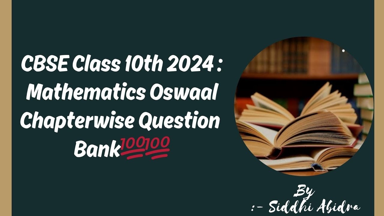 CLASS 10TH || OSWAAL || 🔴 CIRCLES 🔴 || CHAPTER 8 || MATHEMATICS || PDF 👇🏻👇🏻 || - YouTube