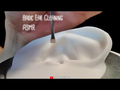 ASMR 베이직 귀청소 시리즈 쇠귀이개 귀파기 이어클리닝 Basic ear cleaning no talking - YouTube