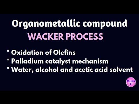 wacker process / wacker oxidation of alkenes / wacker process catalytic ...