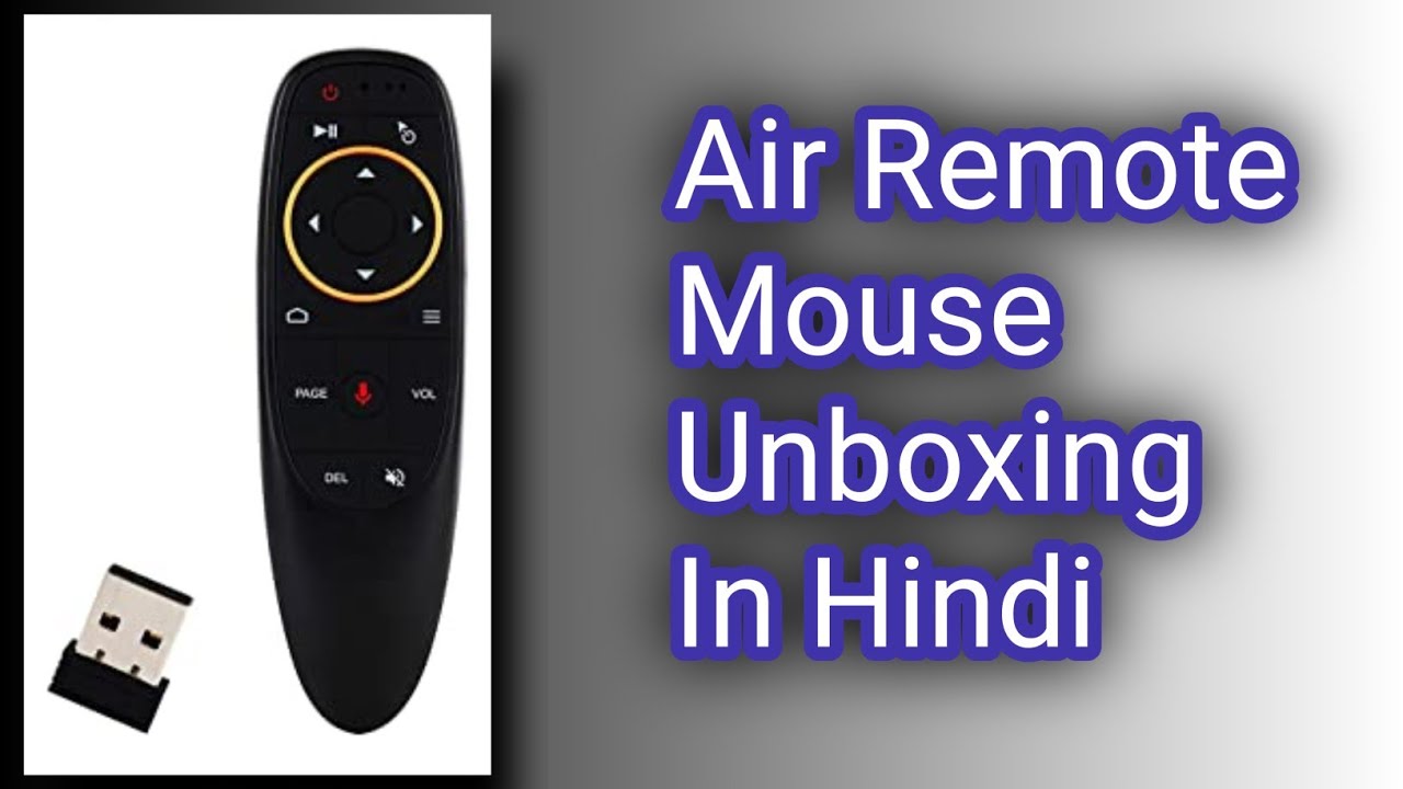 Air Remote Mouse Unboxing In Hindi // Best Gadgets For Android TV @MrAkUnboxer - YouTube