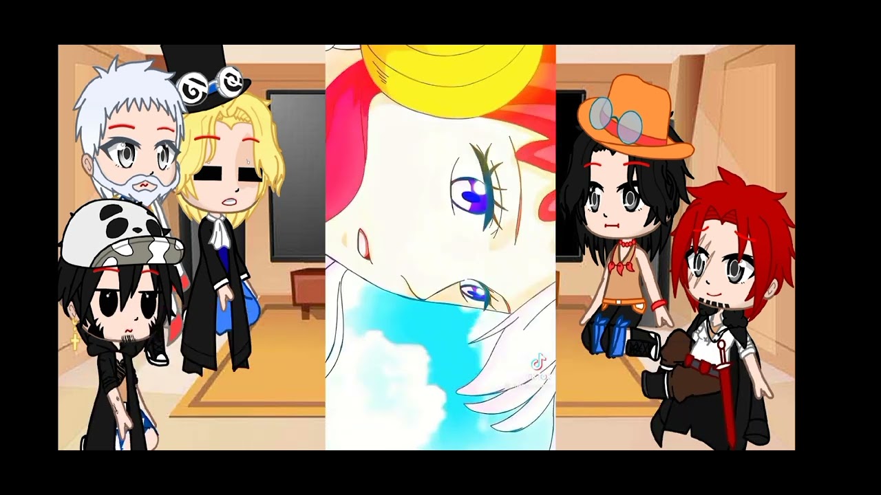 la familia de luffy ( + Shanks, law y ???) reaccionan a luffy y al ...