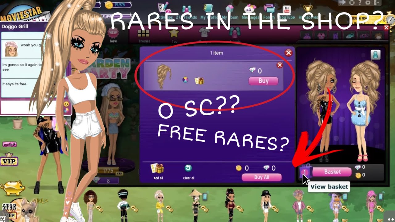 How to glitch rares in the shops on msp - YouTube
