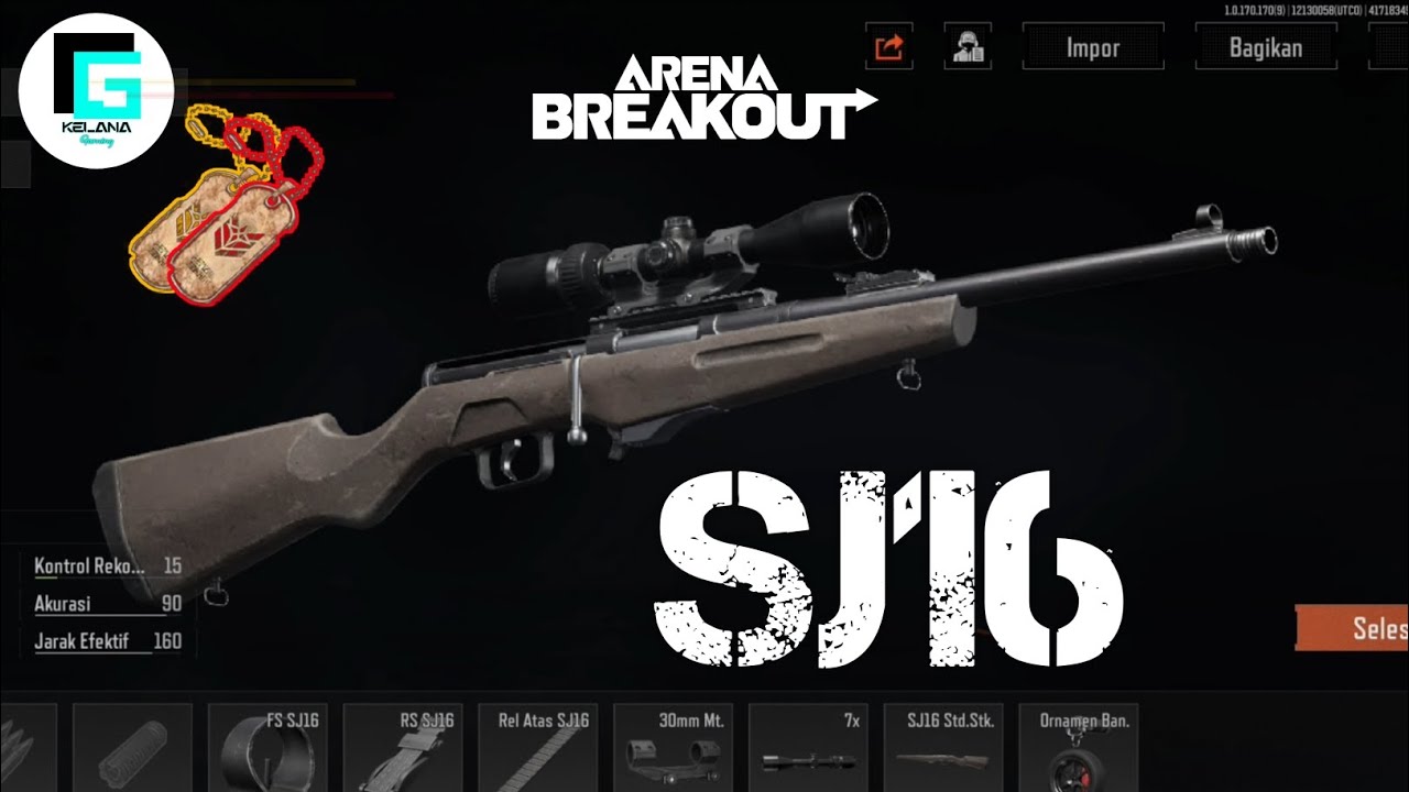 Sniper SJ16 Arena Breakout Indonesia #video #shorts - YouTube