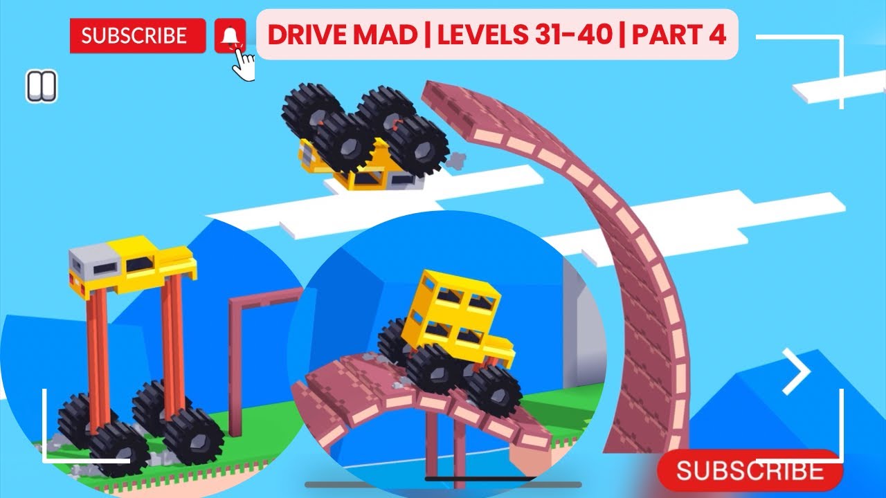 Fancade Drive Mad: Levels 31-40 Conquered! ️🏌️ - YouTube