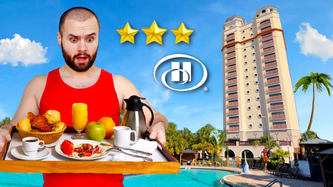 I Only Ate DoubleTree Room Service for 24 HOURS CHALLENGE! Hilton Hotel ...