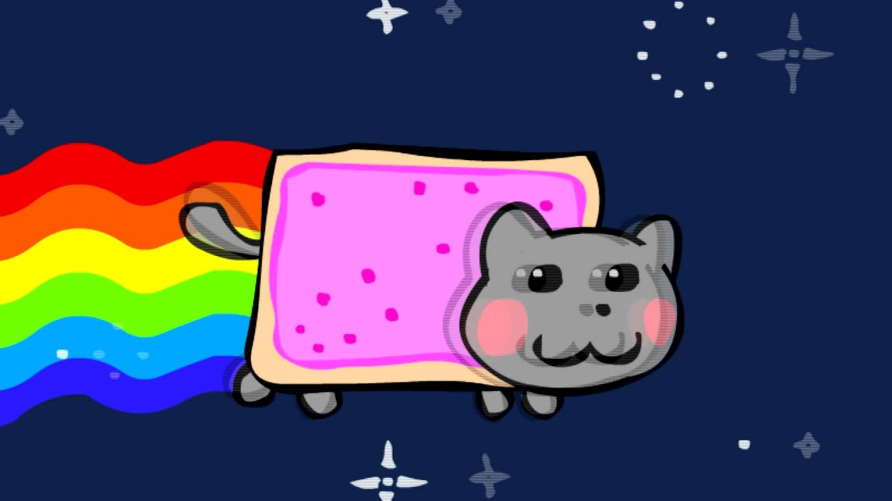 Nyan Cat HD [2D animated] - YouTube