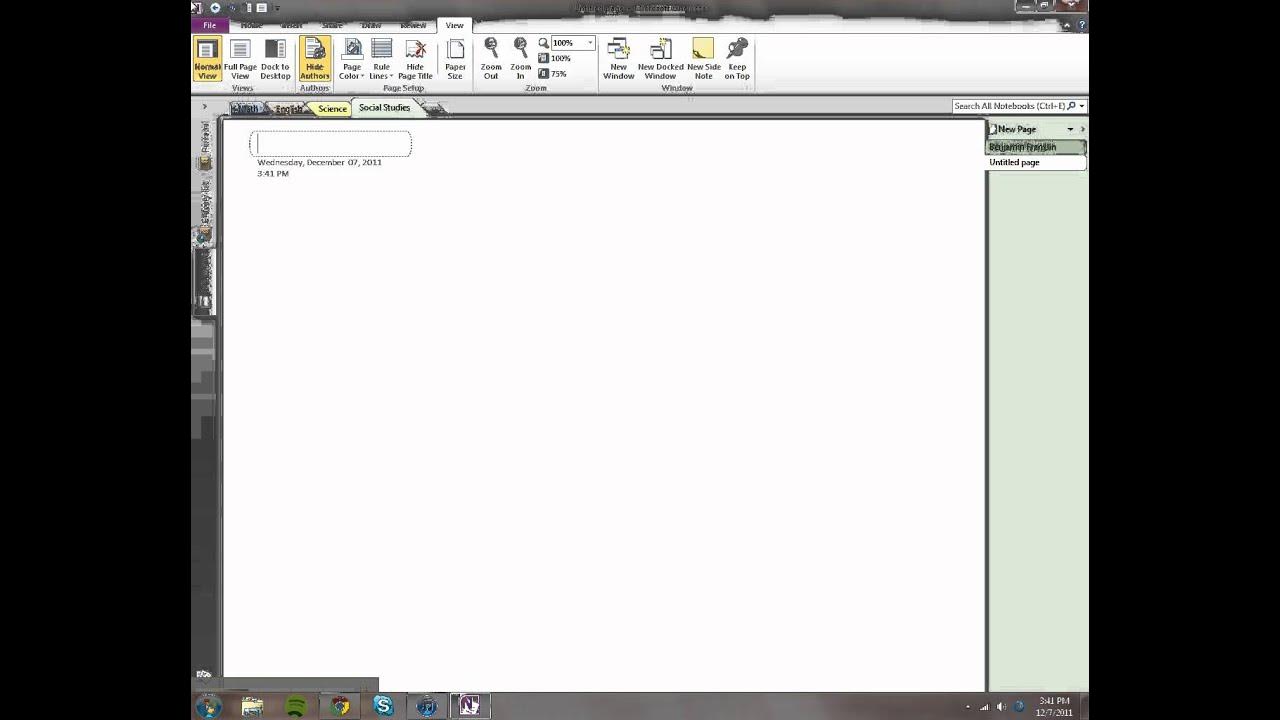 How to rename tabs in Microsoft OneNote - YouTube