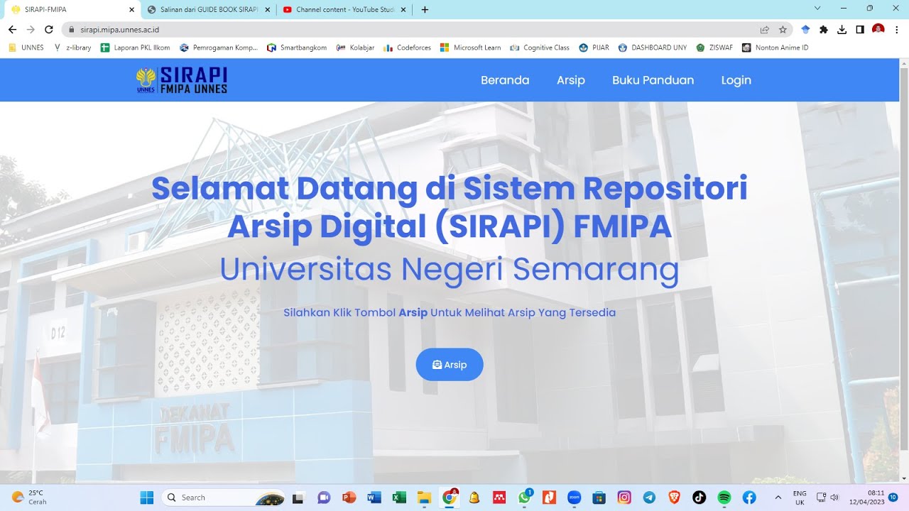 Penjelasan Sirapi FMIPA UNNES - YouTube
