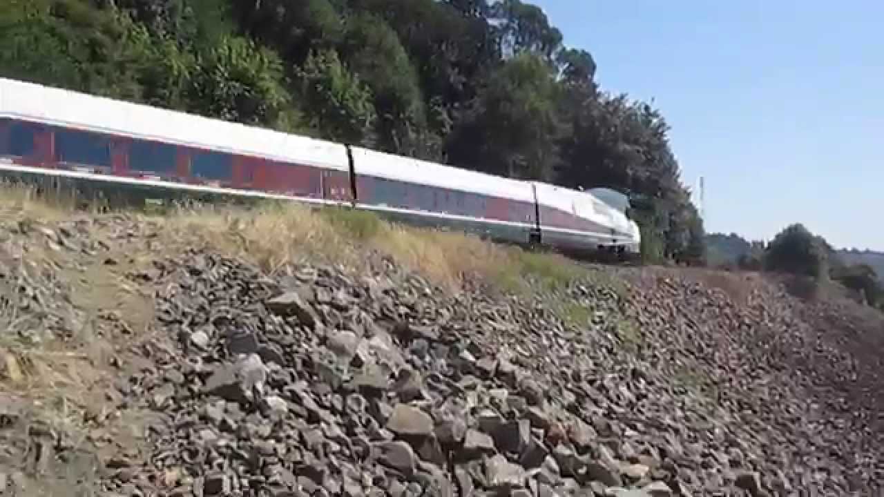 Amtrak Series 8 Talgo 506 Nelson Bennett Tunnel 7/15/14 - YouTube
