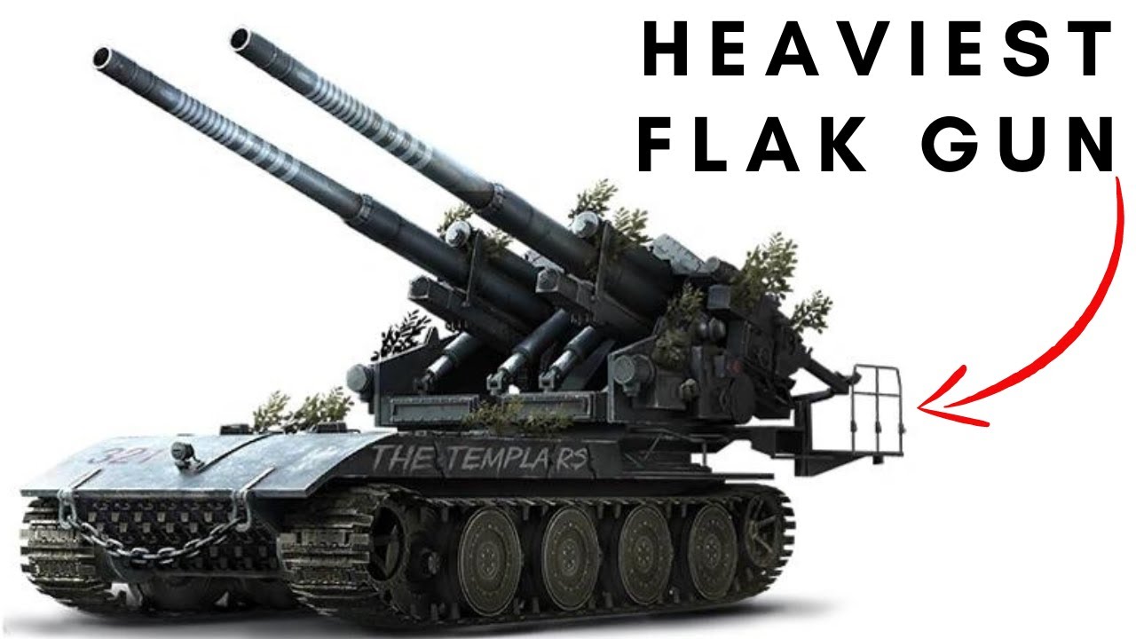 HEAVIEST Flak gun of Germany - 12.8 cm FlaK 40 (’38 – ’45) - YouTube
