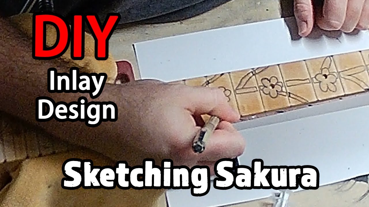 Part 5: Custom Fretboard Inlay Sakura (Cherry Blossom) Glarry ...