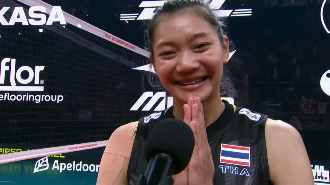 Chatchu-on Moksri สัมภาษณ์บุ๋มบิ๋ม ชัชชุอร หลังพาทีมไทยชนะตุรกี 3-2 ...