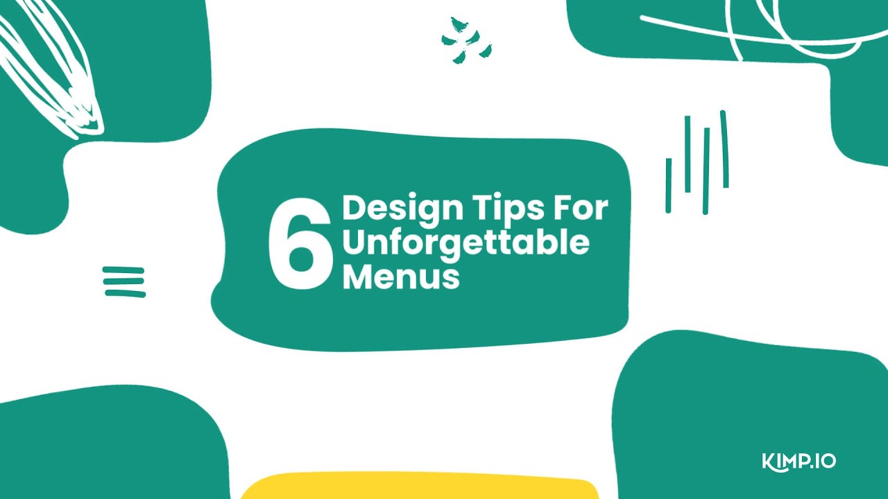 6 Design Tips For Unforgettable Menus - YouTube