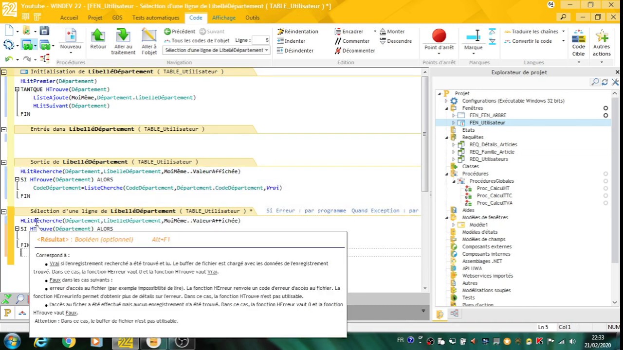 Windev - Remplir combo dans un champ table - - YouTube