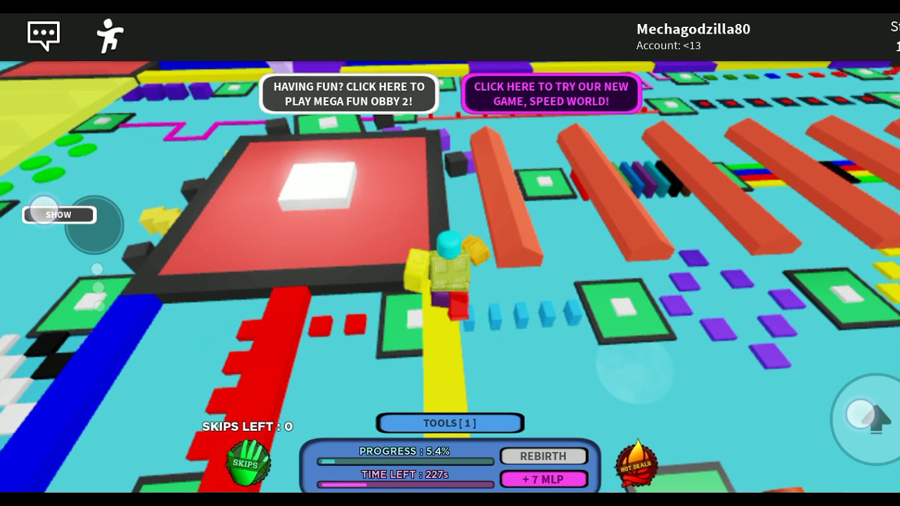 Mega fun Obby (start from stage 100) - YouTube