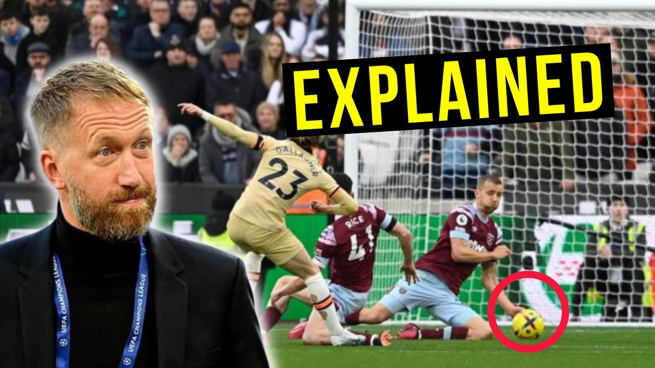Soucek Handball Penalty West Ham vs Chelsea | Explained - YouTube